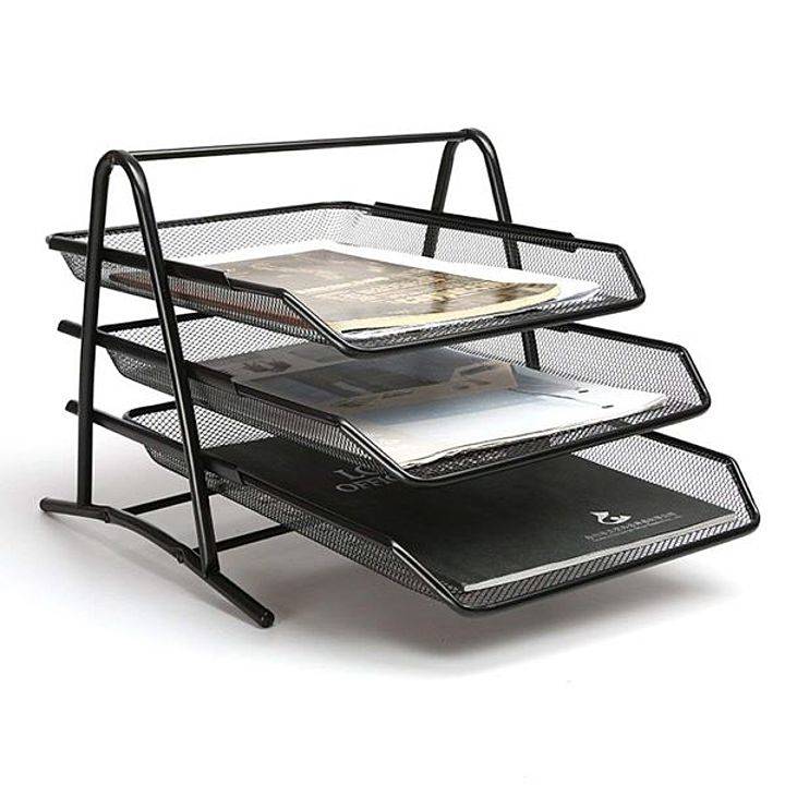 A4 Size Metal Desk Document Tray Wire Mesh