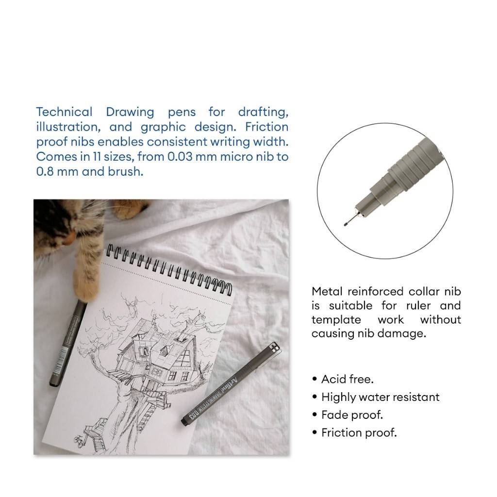 technical drawing pen set